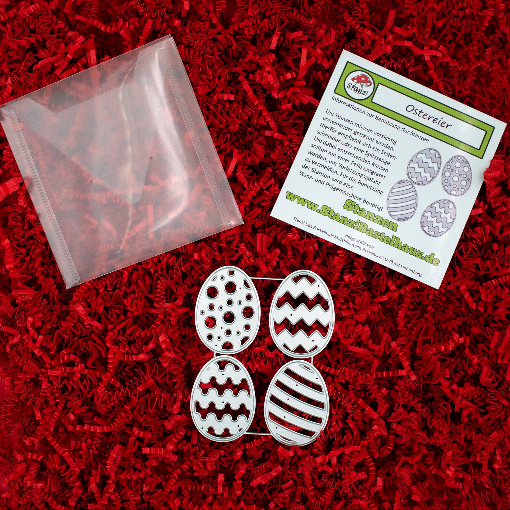 Stanzi® Ostereier Stanzschablone – StanziBastelhaus