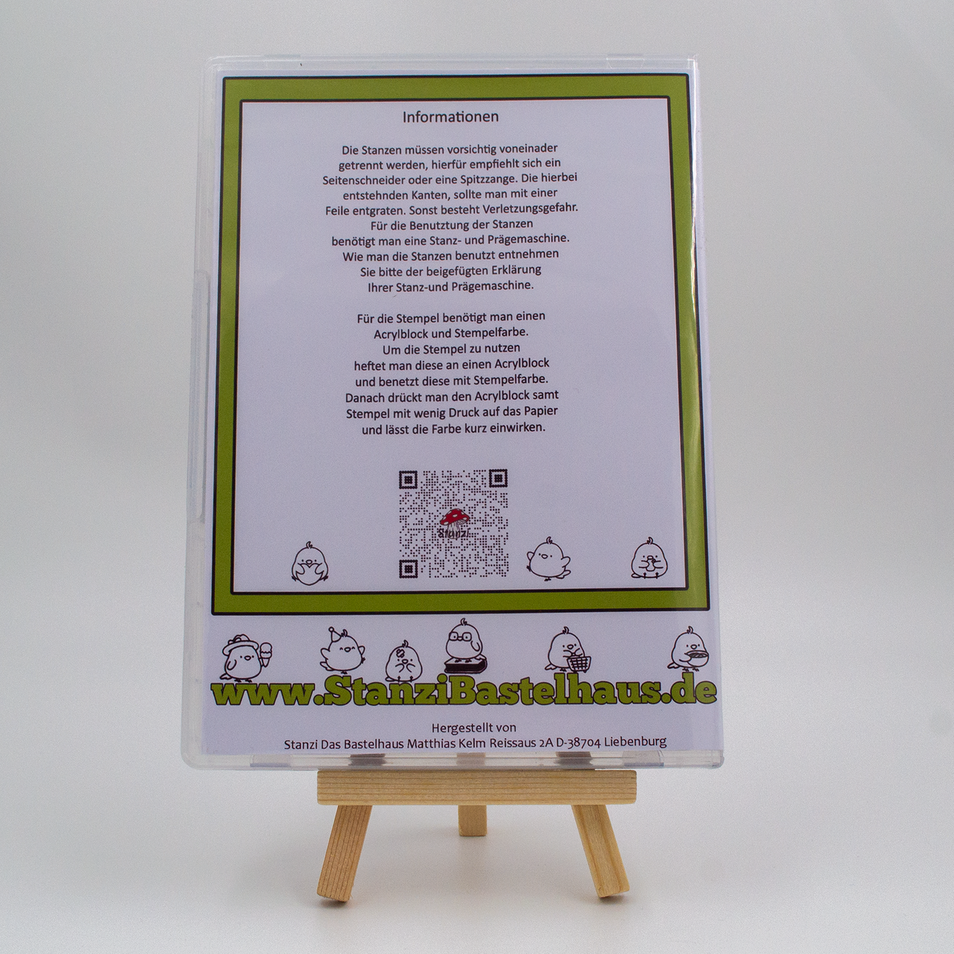 Silikonstempel und Stanzschablonen Set - Kleine Küken ganz groß ...